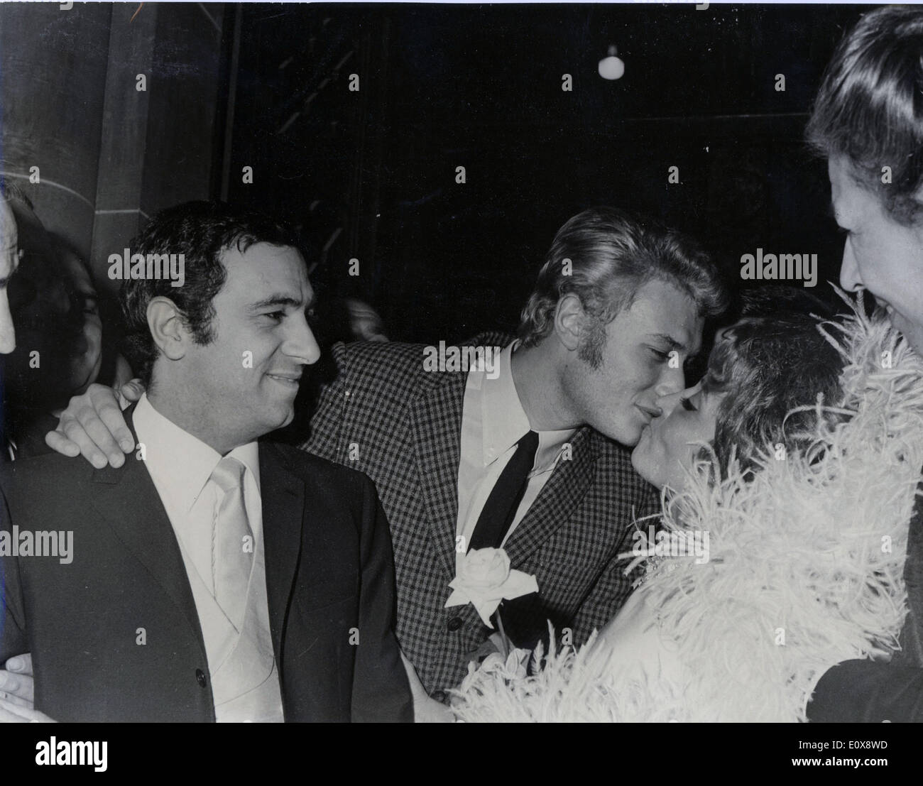 France johnny hallyday c bisous aida Banque de photographies et d ...
