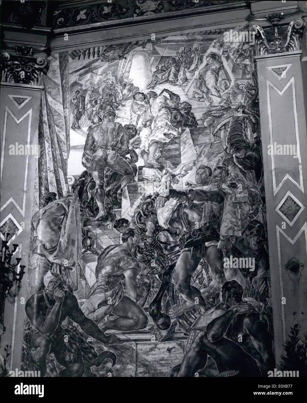 Mar. 03, 1966 - La peinture murale inauguré à Paris l'église Trinity ...