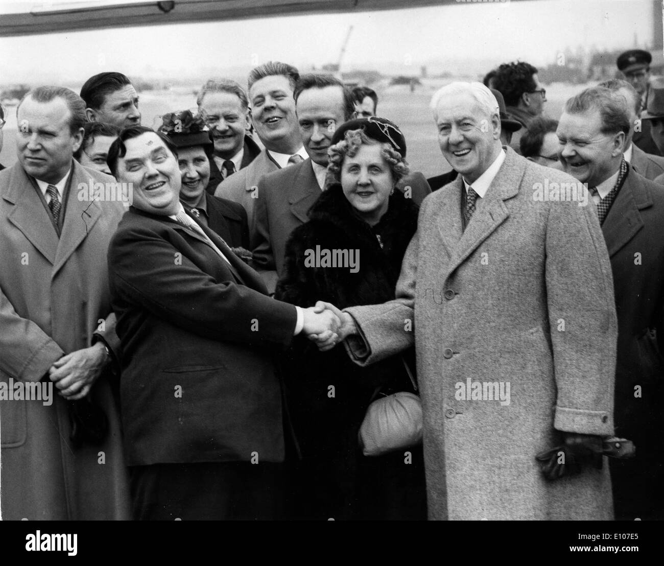 Georgy malenkov Banque d'images noir et blanc - Alamy