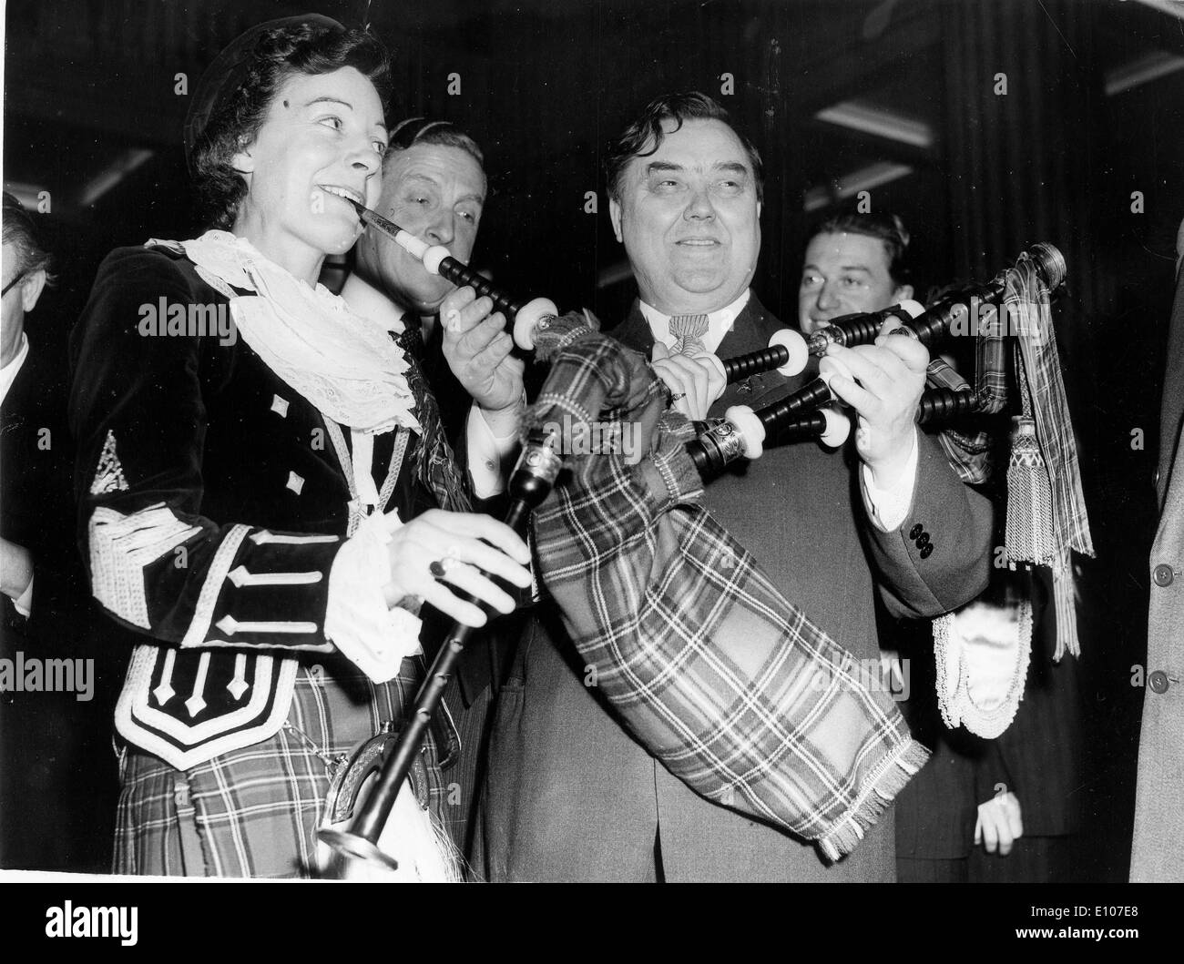 Georgy malenkov Banque d'images noir et blanc - Alamy