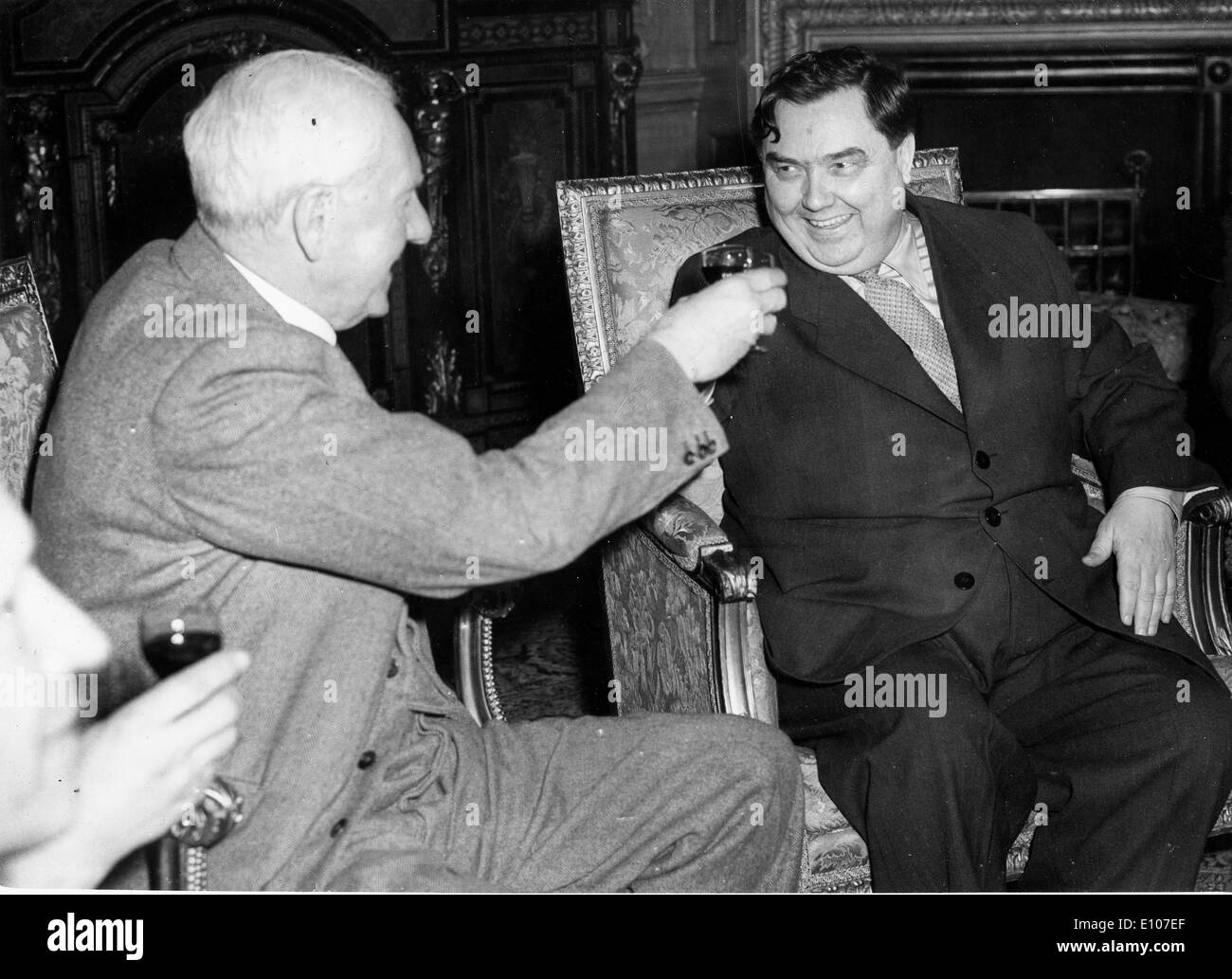 Georgy malenkov Banque d'images noir et blanc - Alamy
