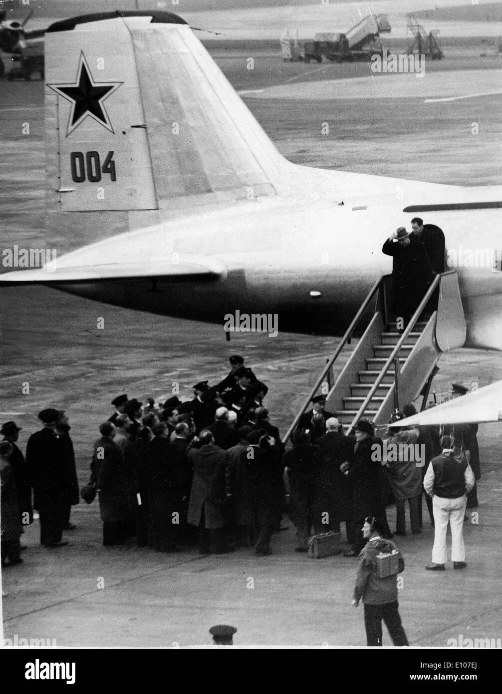 Georgy malenkov Banque d'images noir et blanc - Alamy