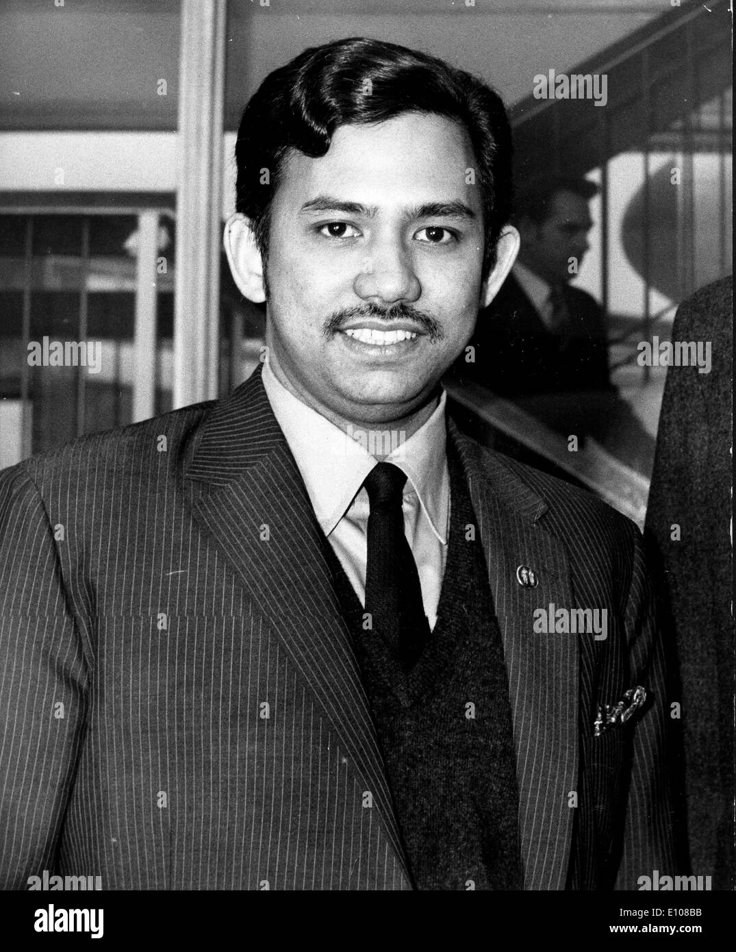 Sultan of brunei Banque d'images noir et blanc - Alamy