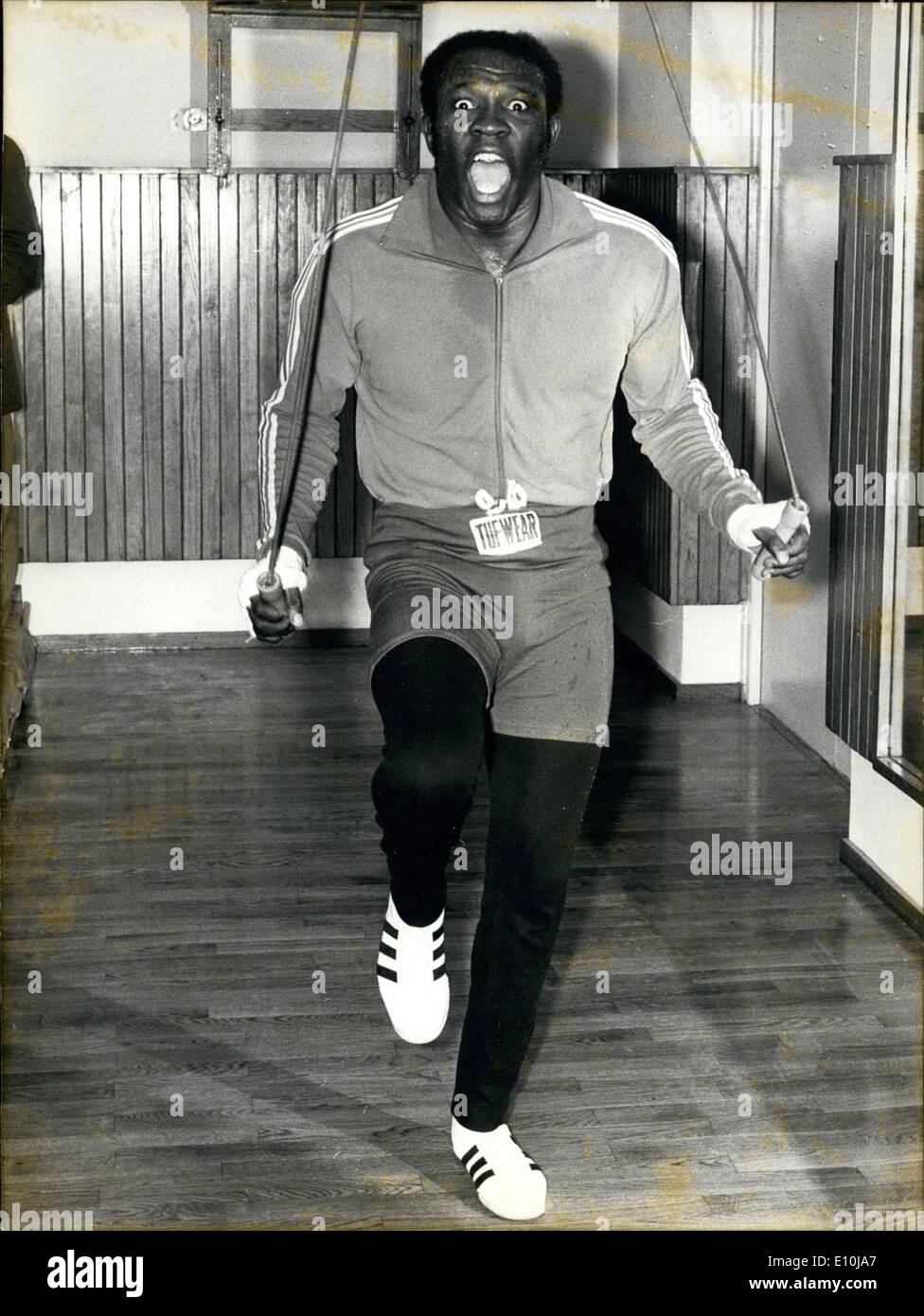 14 décembre 1972 - Voici une photo de American boxer léger Emil ...