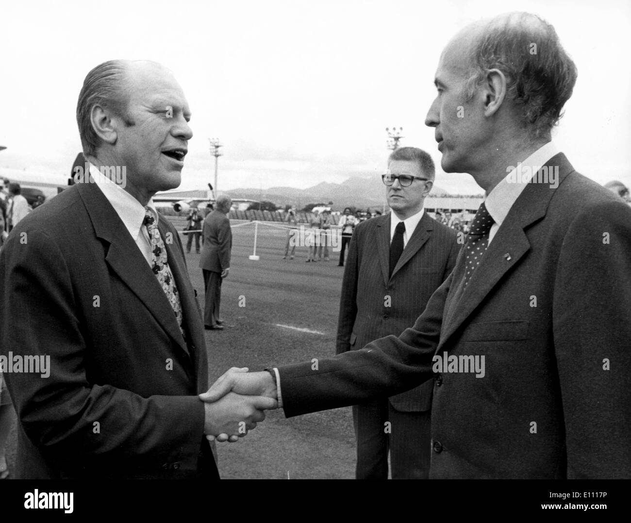 Valery giscard Banque d'images noir et blanc - Alamy