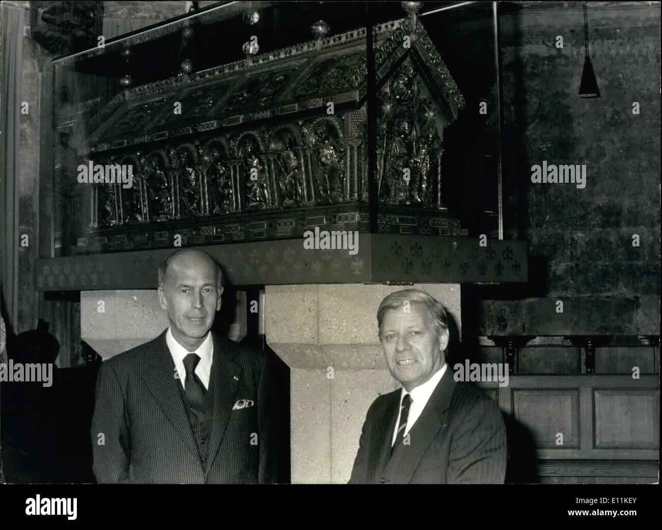 Helmut schmidt giscard d'estaing Banque de photographies et d’images à ...