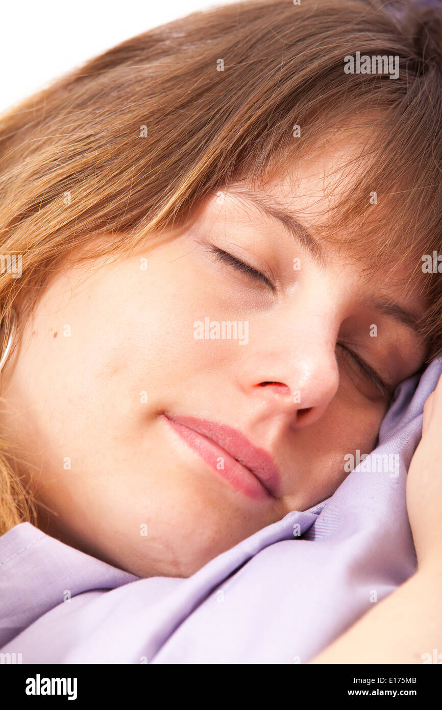 Femme endormie Banque de photographies et d’images à haute résolution ...
