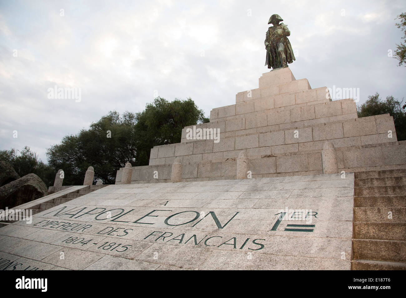 Monument à Napoléon Bonaparte, Ajaccio, Corse, France, Europe Photo ...