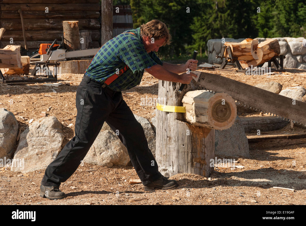 Lumber jack Banque de photographies et d’images à haute résolution - Alamy