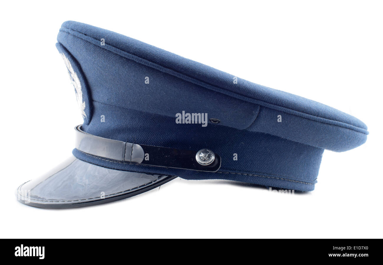 Chapeau De Police Blanc Banque d'image et photos - Alamy