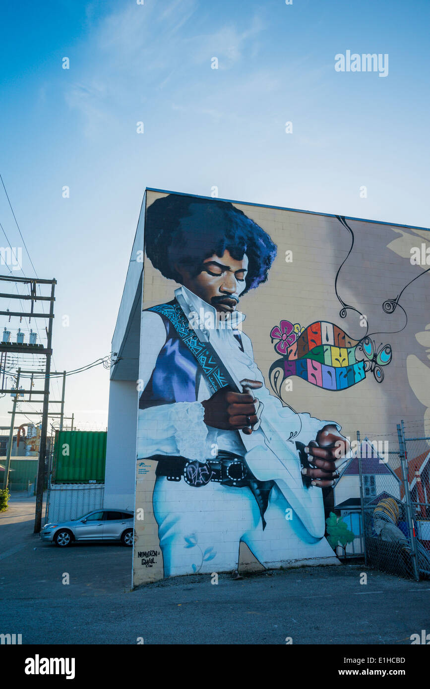 Jimi hendrix mural Banque de photographies et d’images à haute ...
