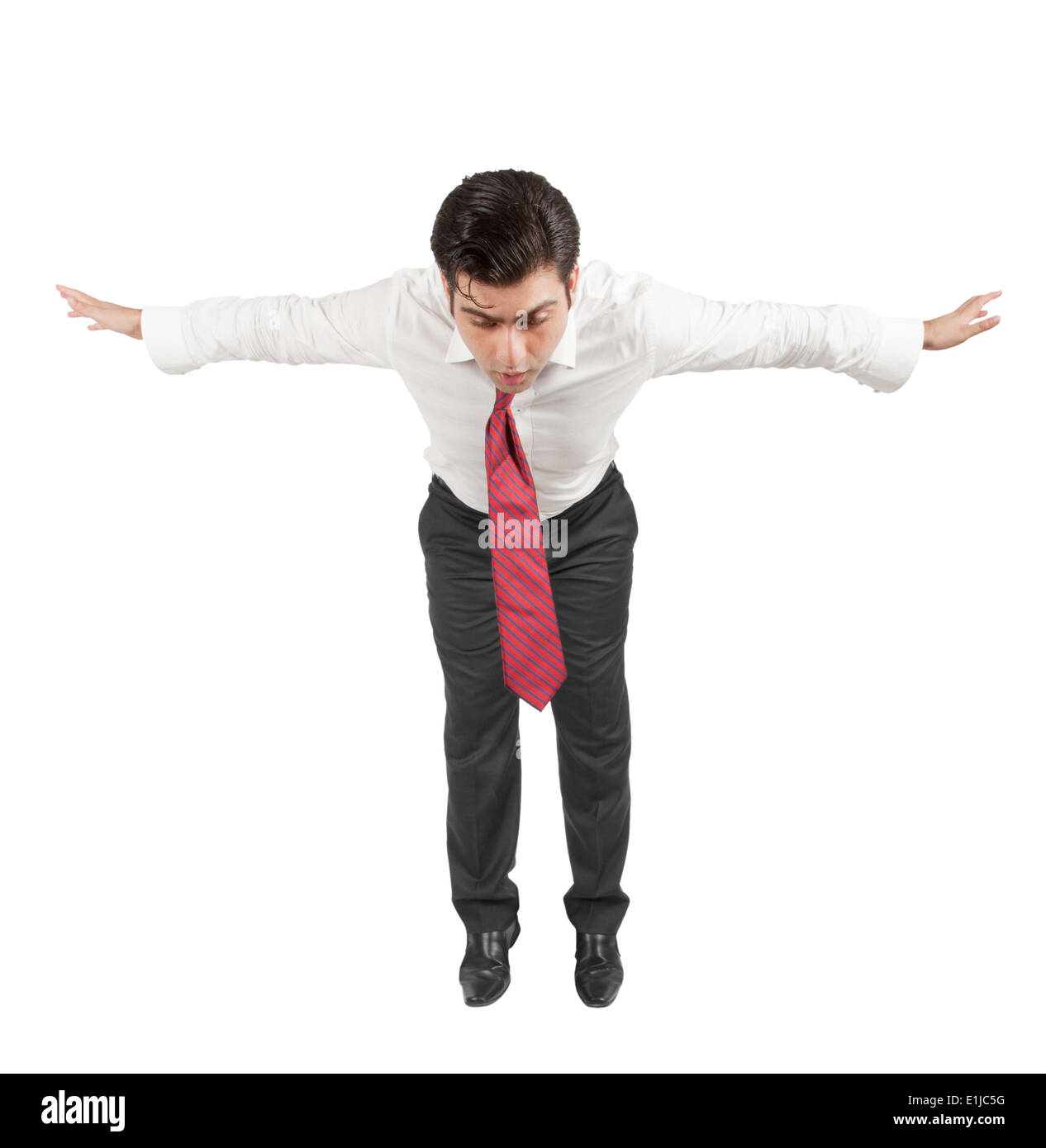 Sauter de la falaise Banque d'images détourées - Alamy