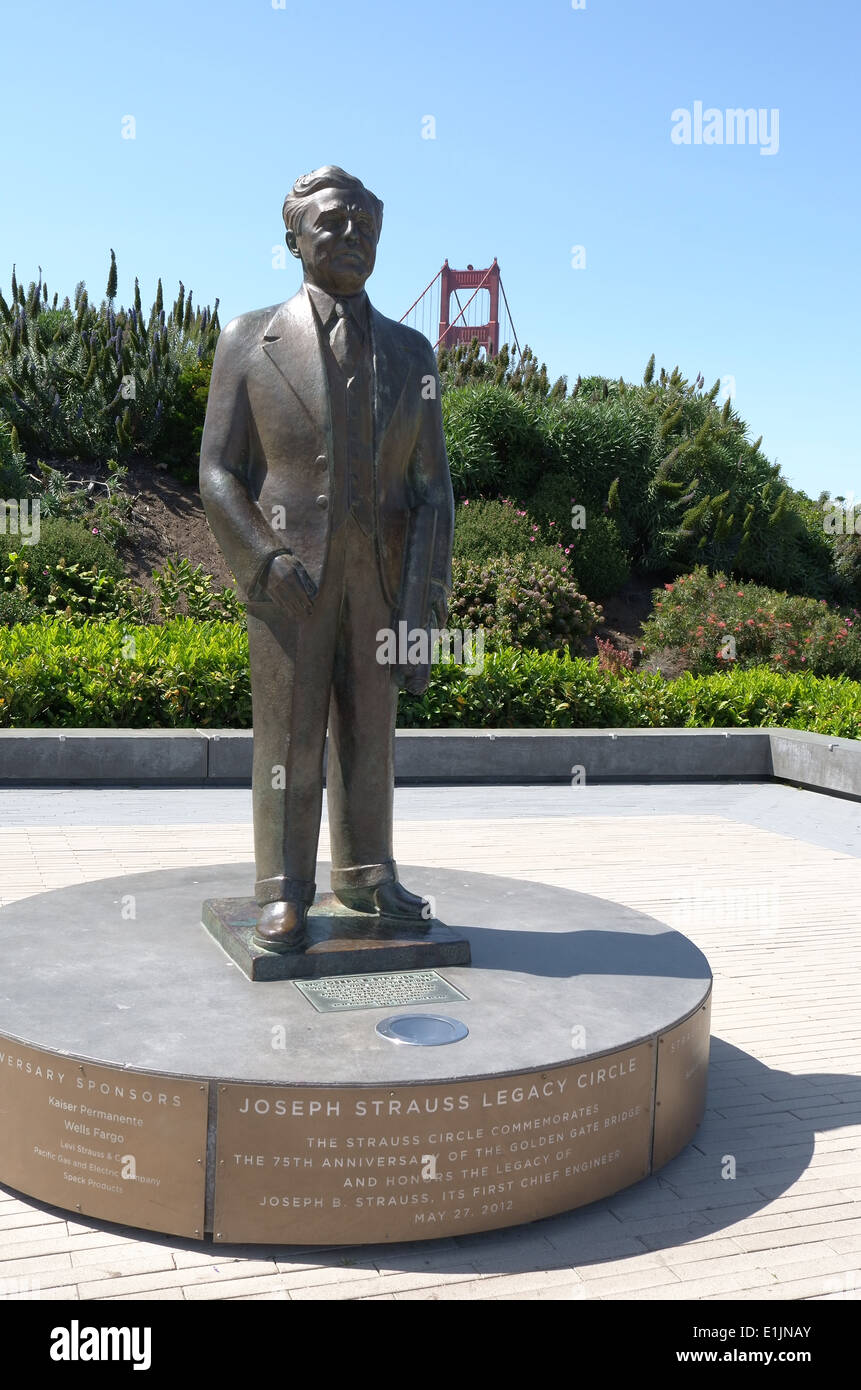 Statue golden gate bridge Banque de photographies et d’images à haute ...