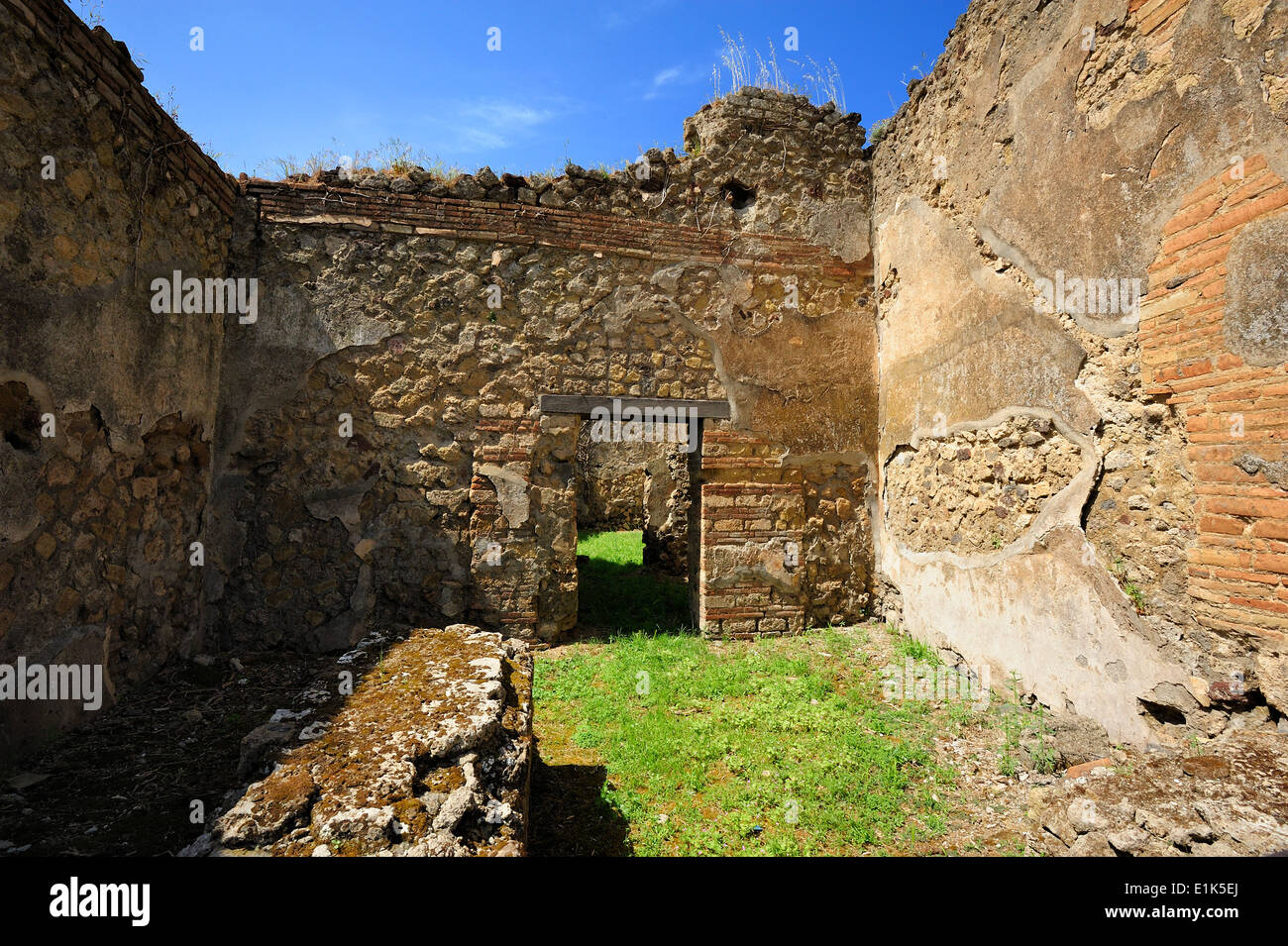 Roman house pompeii vesuvius Banque de photographies et d’images à ...