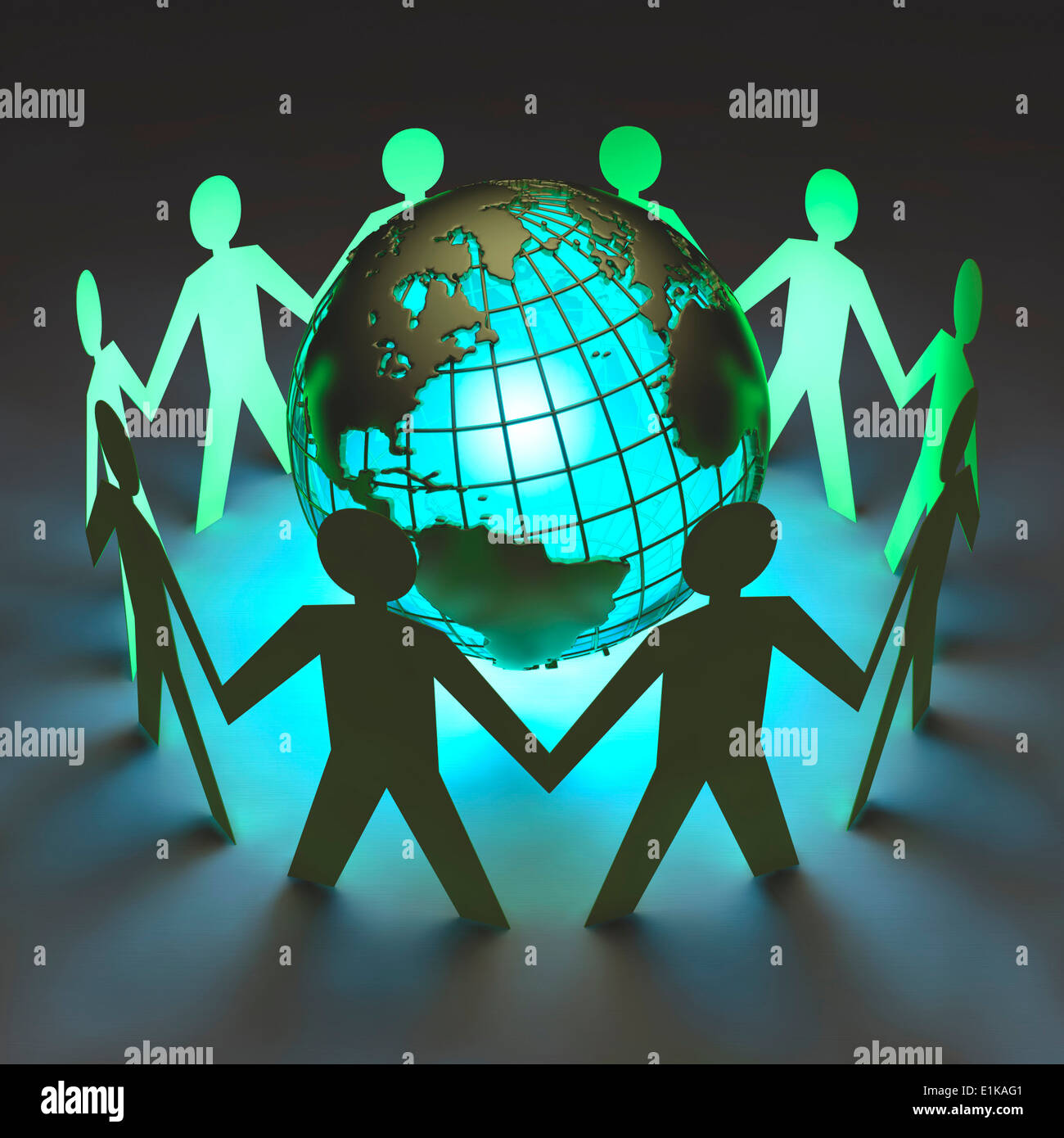 Terre globe mains Banque de photographies et d’images à haute ...