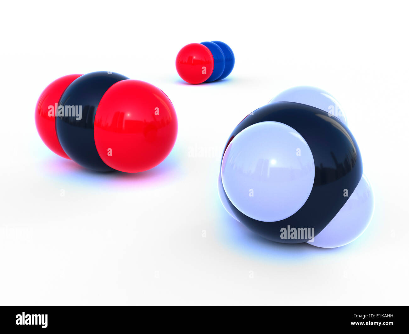 Carbon Dioxide Molecule Banque d'image et photos - Alamy