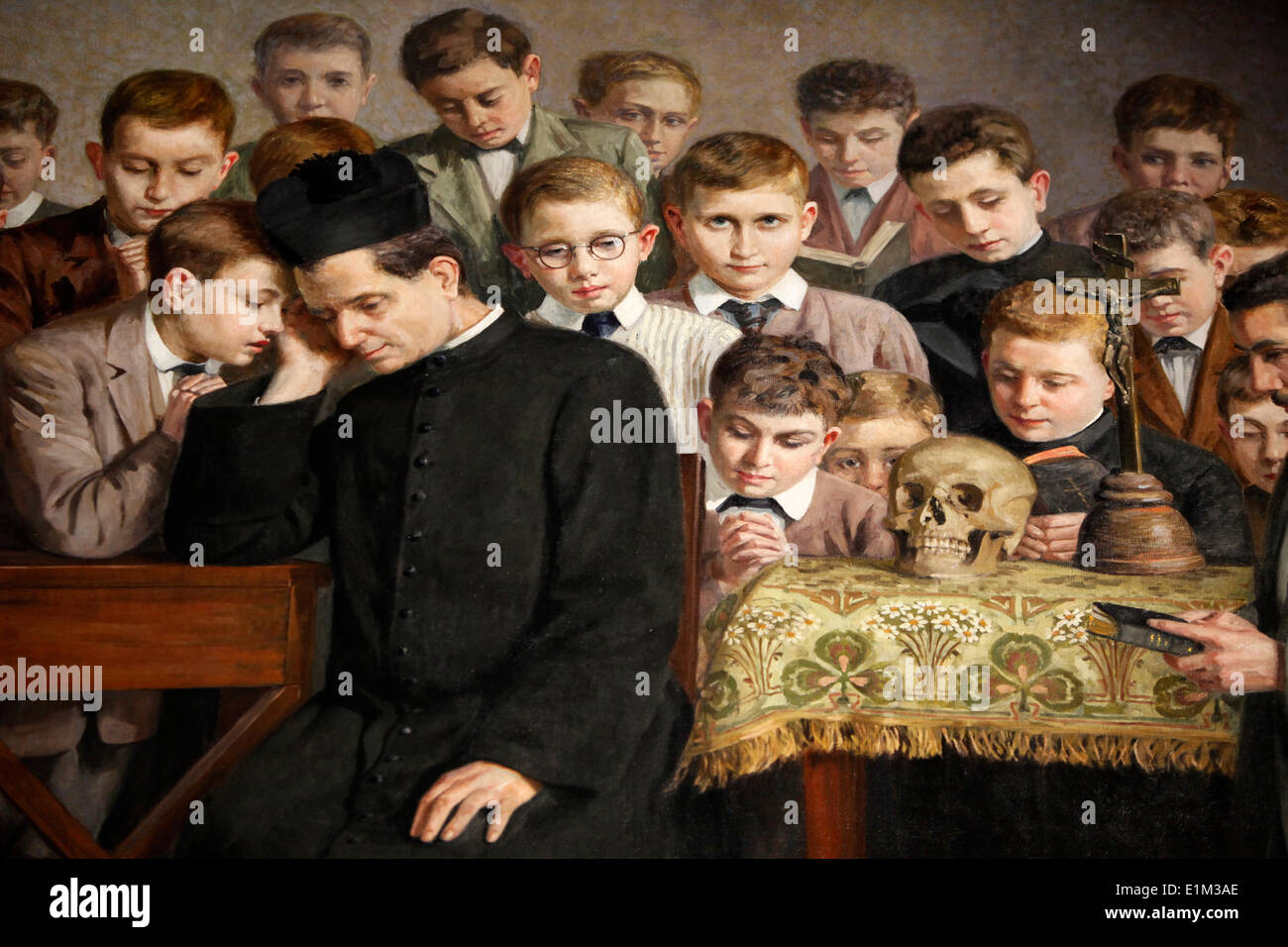 Tableau représentant la vie de Don Bosco de Santuario di Maria ...