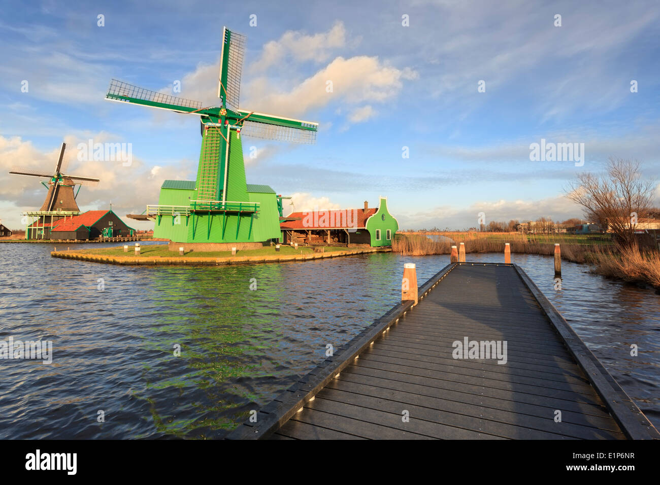 Moulins à vent zaanse schans Banque de photographies et d’images à ...