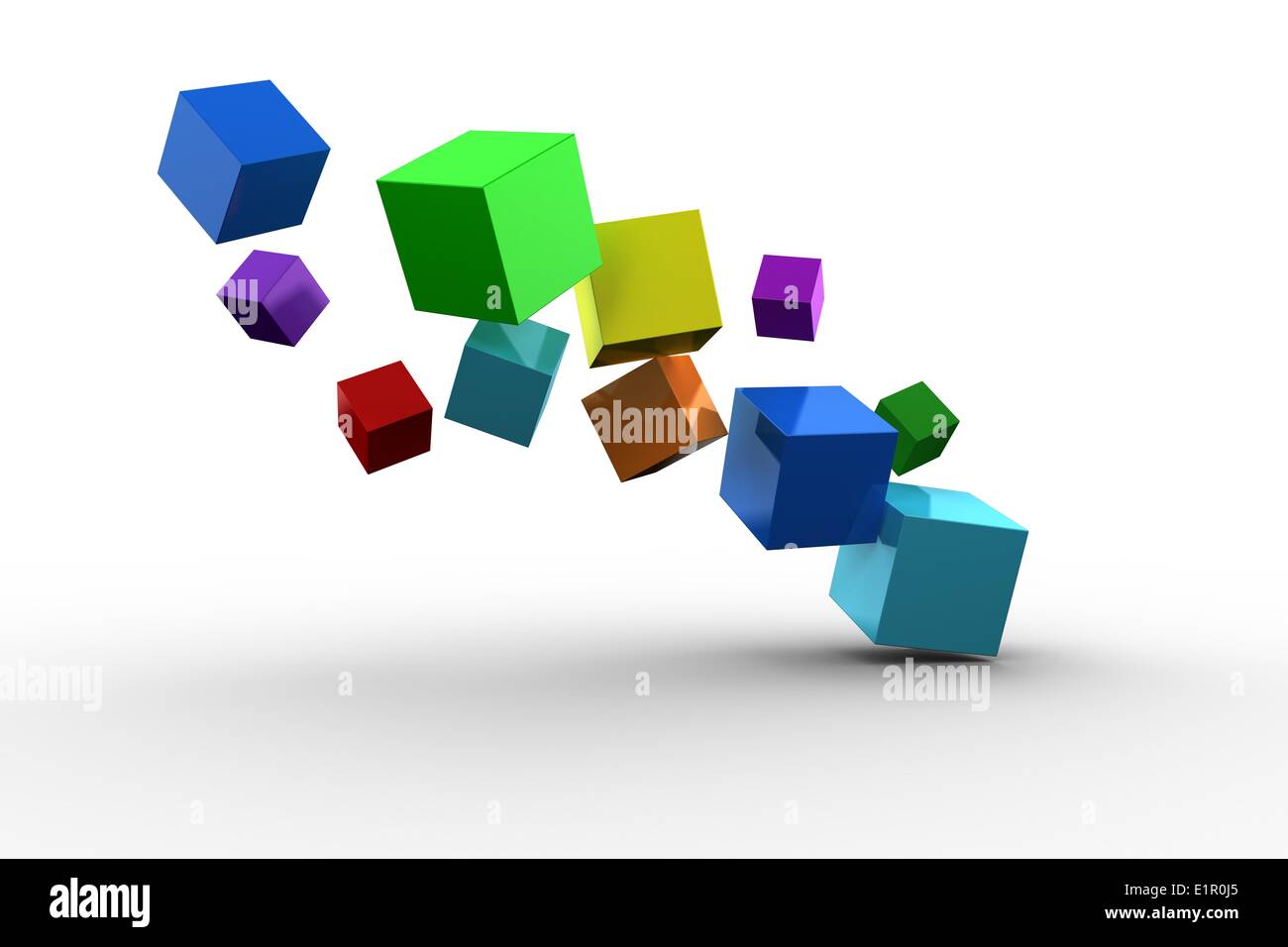 Cube flottant Banque de photographies et d’images à haute résolution - Alamy