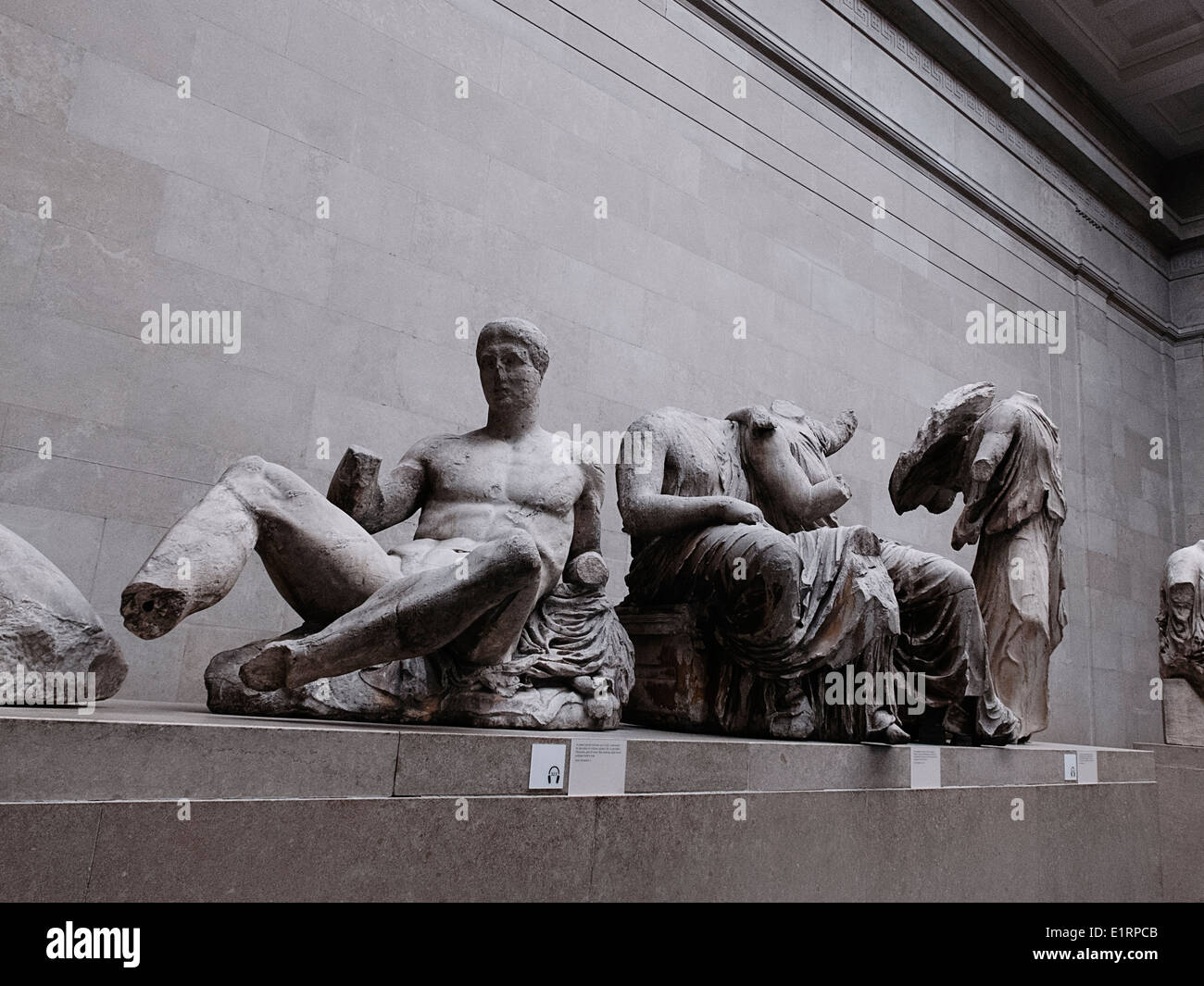 Le Parthénon Parthénon ou à l'intérieur du British Museum de Londres. C ...