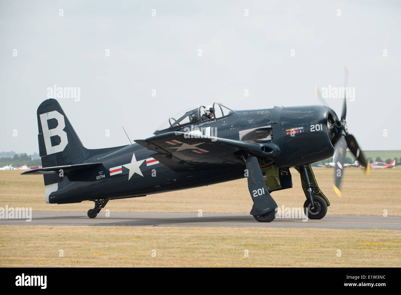 Grumman Bearcat, US WW2 avion de combat naval Photo Stock - Alamy
