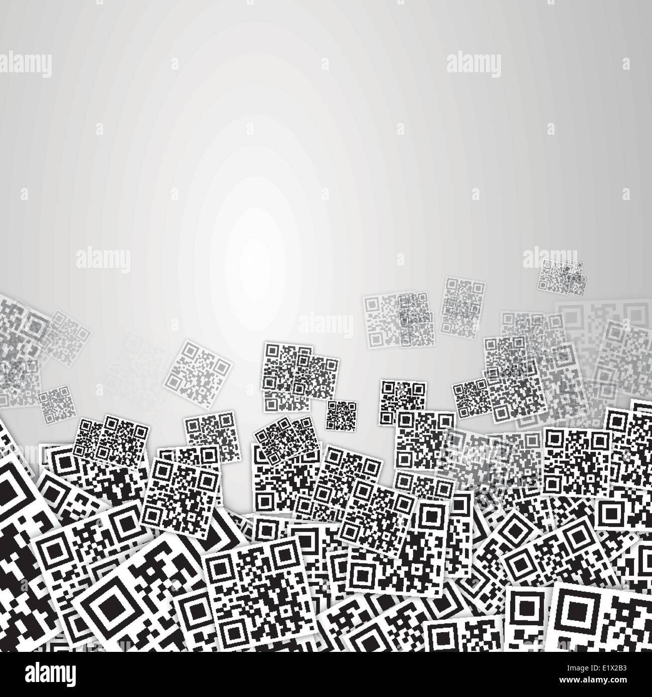 Qr code background vector eps10 Image Vectorielle Stock - Alamy