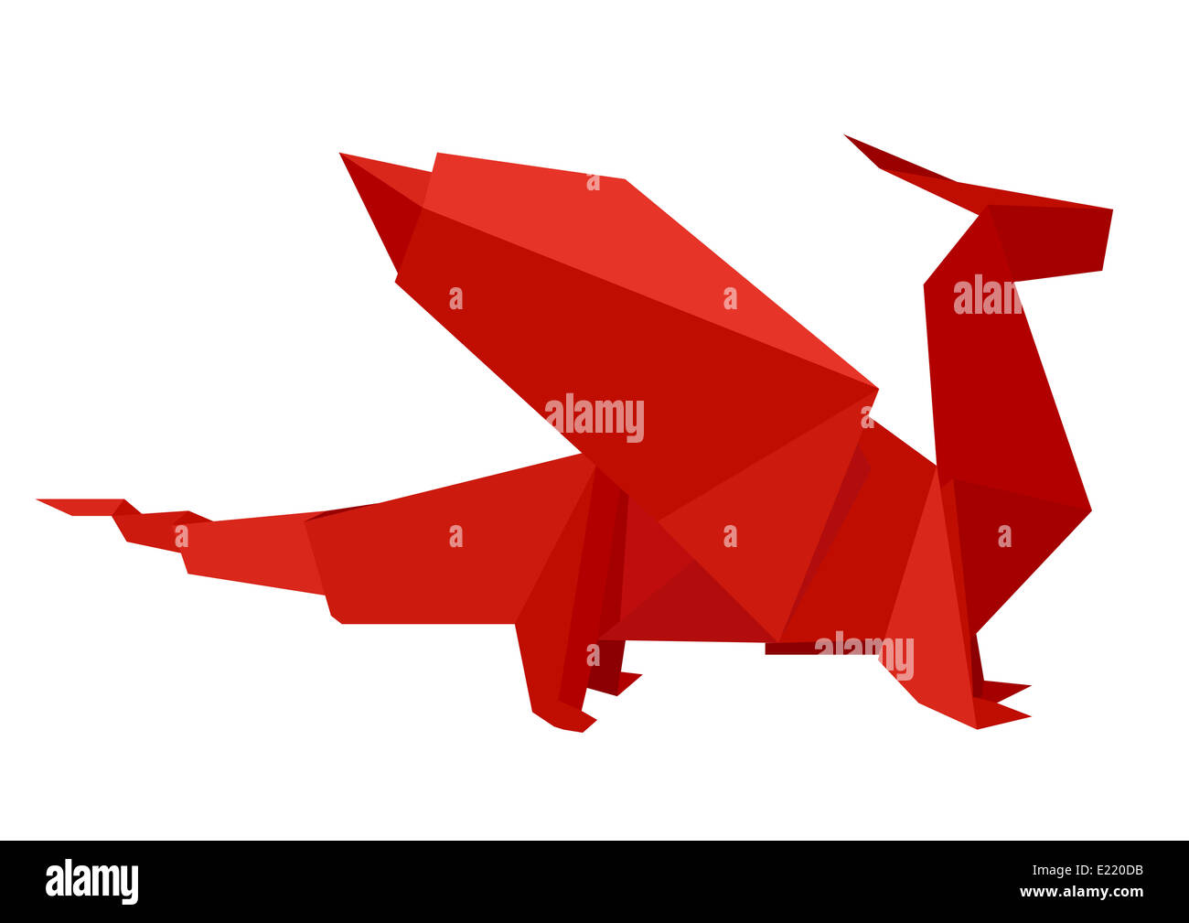 Queue de dragon Banque d'images détourées - Alamy