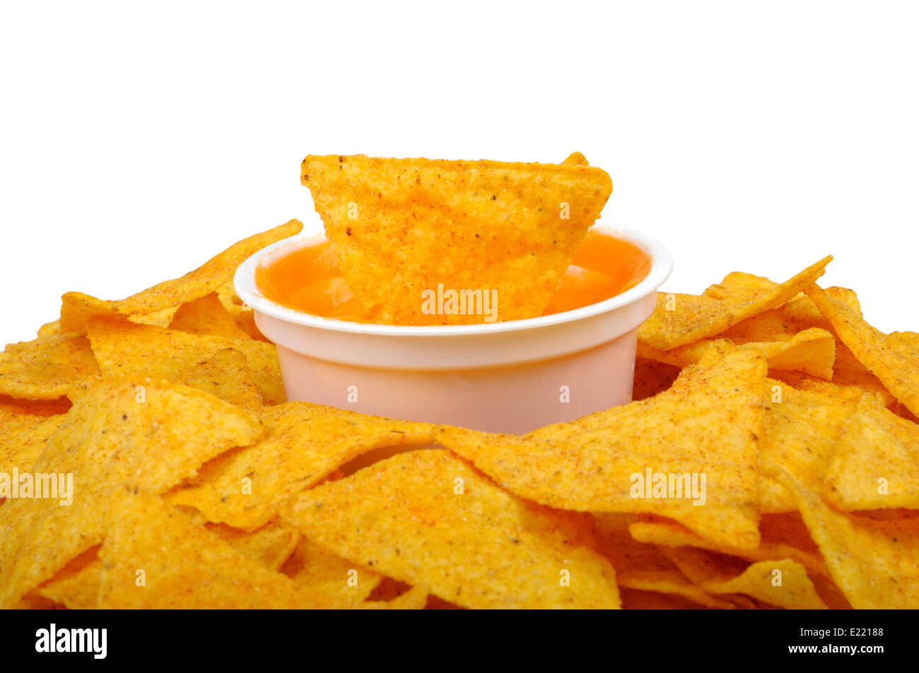 Nachos et fromage Banque de photographies et d’images à haute ...