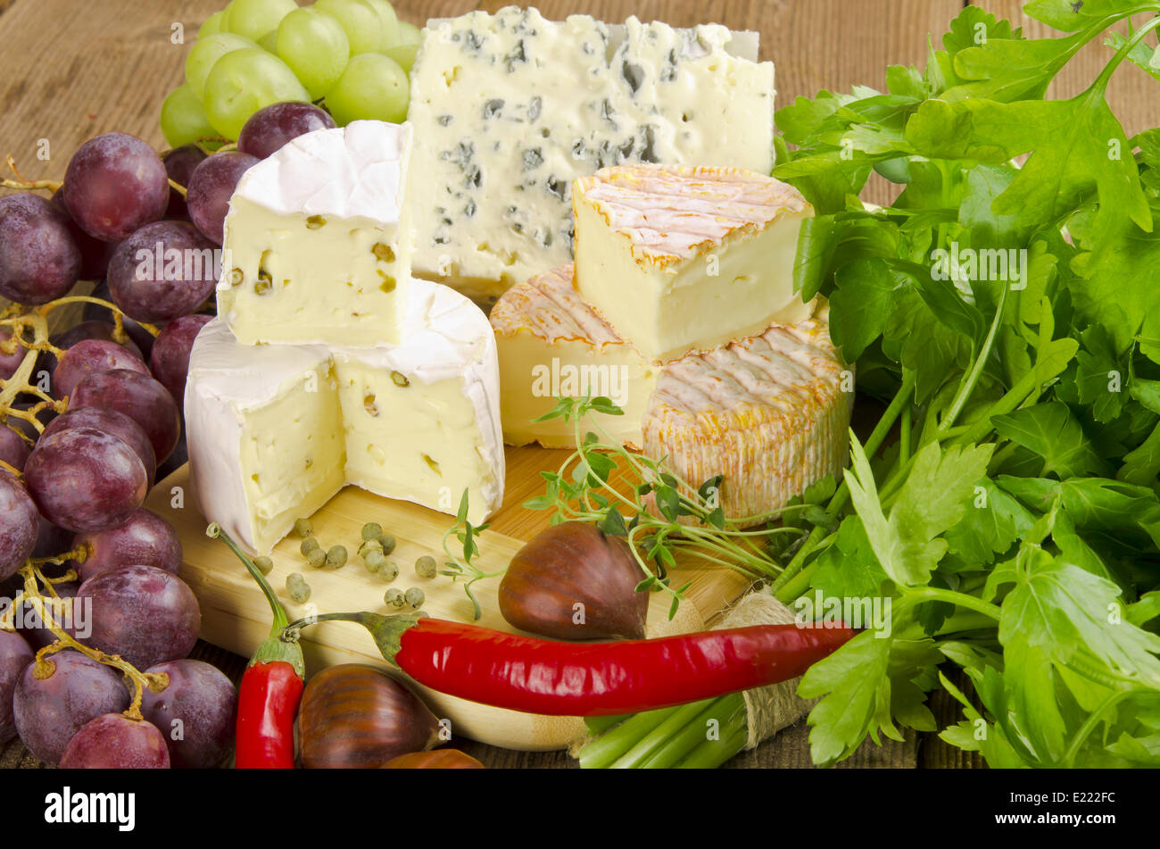 Différents types de fromage Photo Stock - Alamy