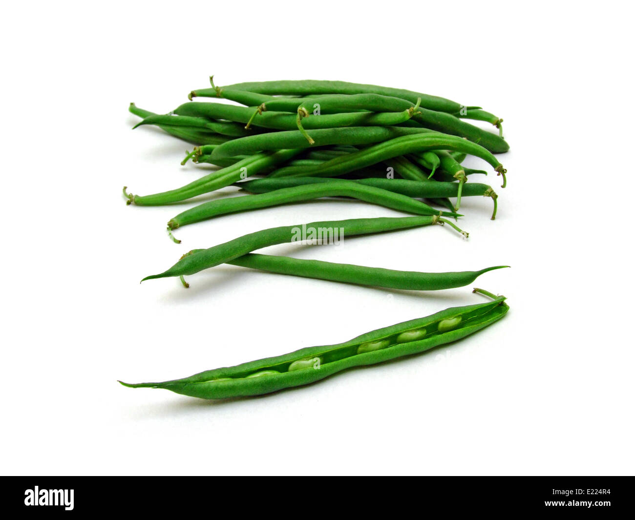 String beans plant Banque d'images détourées - Alamy
