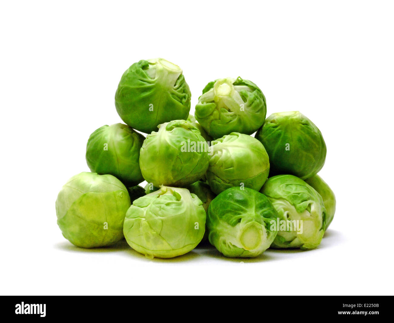 Plante de choux de bruxelles Banque d'images détourées - Alamy