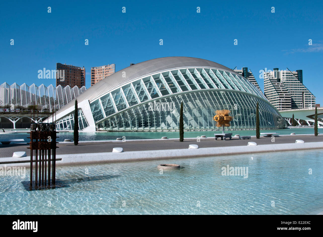 Espagne Valence Arts and Science Park ( Ciudad de las Artes y las ...