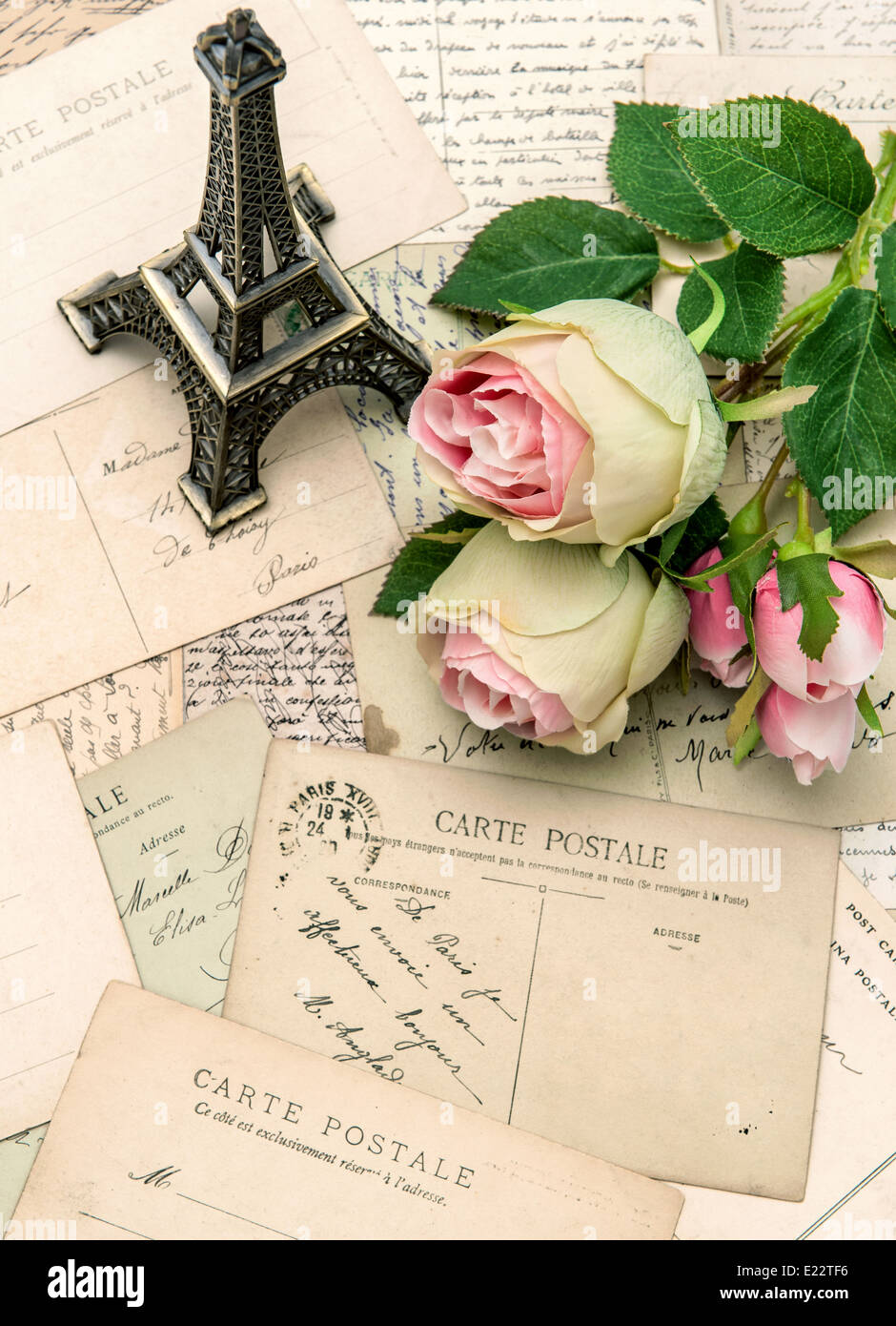 Paris retro tour Banque de photographies et d’images à haute résolution ...