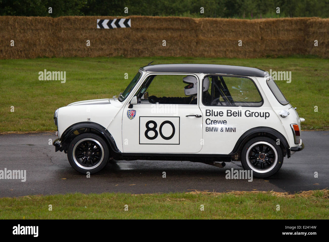 White Blue Bell Group Rover Mini Rally car No.80 Barry Holt au ...