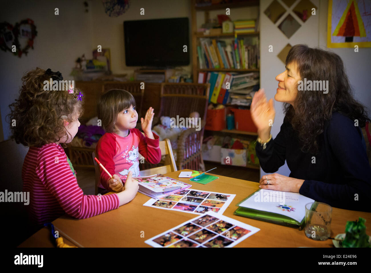 Communication pour les malentendants Banque de photographies et d ...