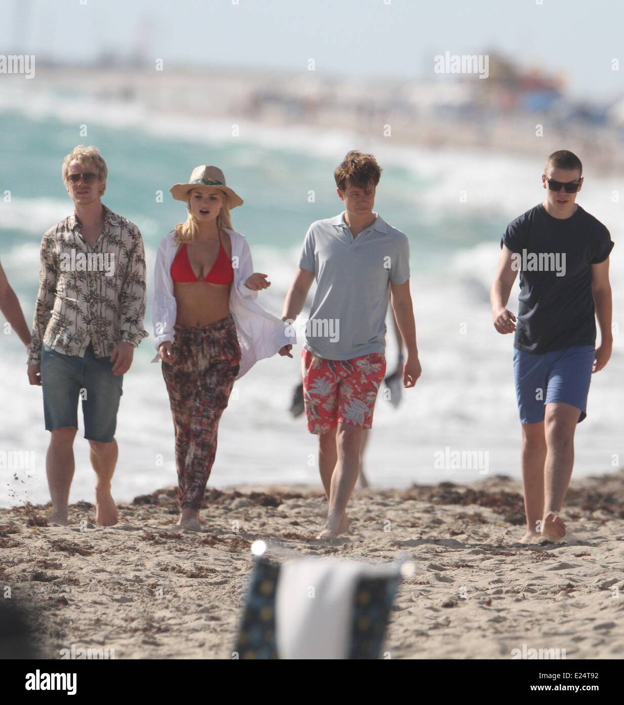 L'actrice anglaise Emma Rigby tournage des scènes du nouveau film ...