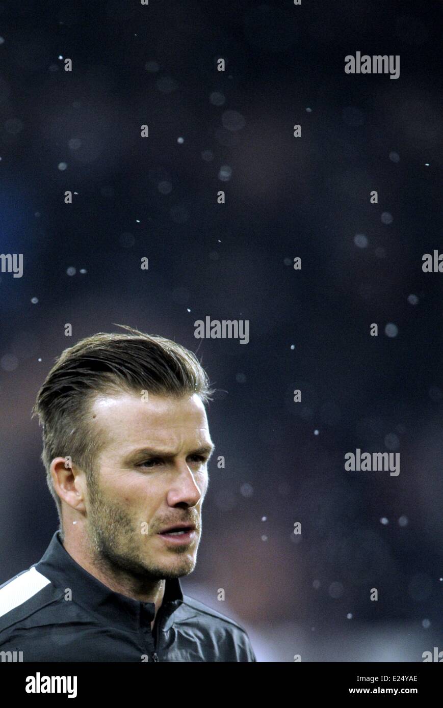 David Beckham joue son premier match pour le Paris Saint-Germain (PSG ...