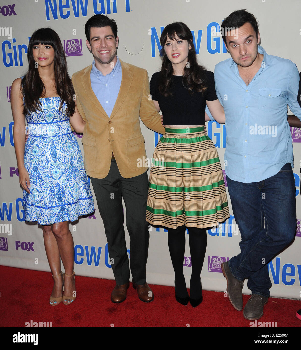 Max greenfield and hannah simone Banque de photographies et d’images à ...