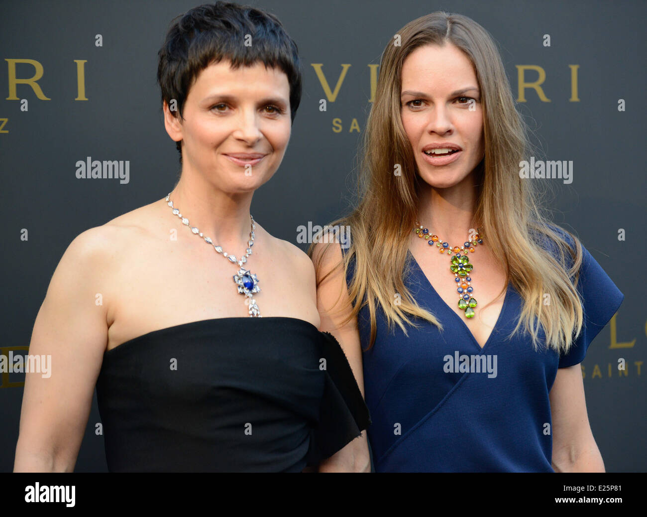 Juliette Binoche, Jeremy Irons et Hilary Swank à l'ouverture officielle ...