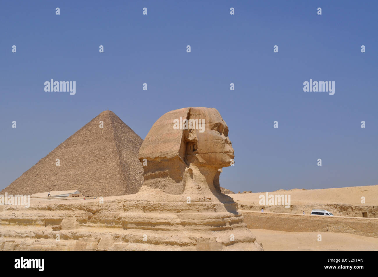 Große sphinx von gizeh Banque de photographies et d’images à haute ...