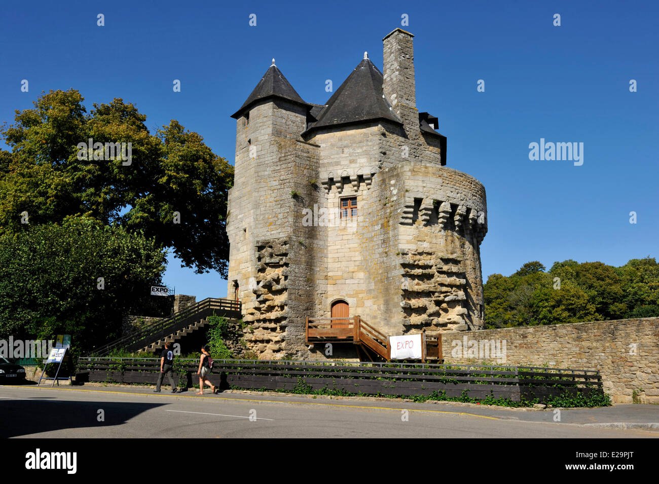 France, Morbihan, Golfe du Morbihan, Vannes, Tour du Connétable (le ...
