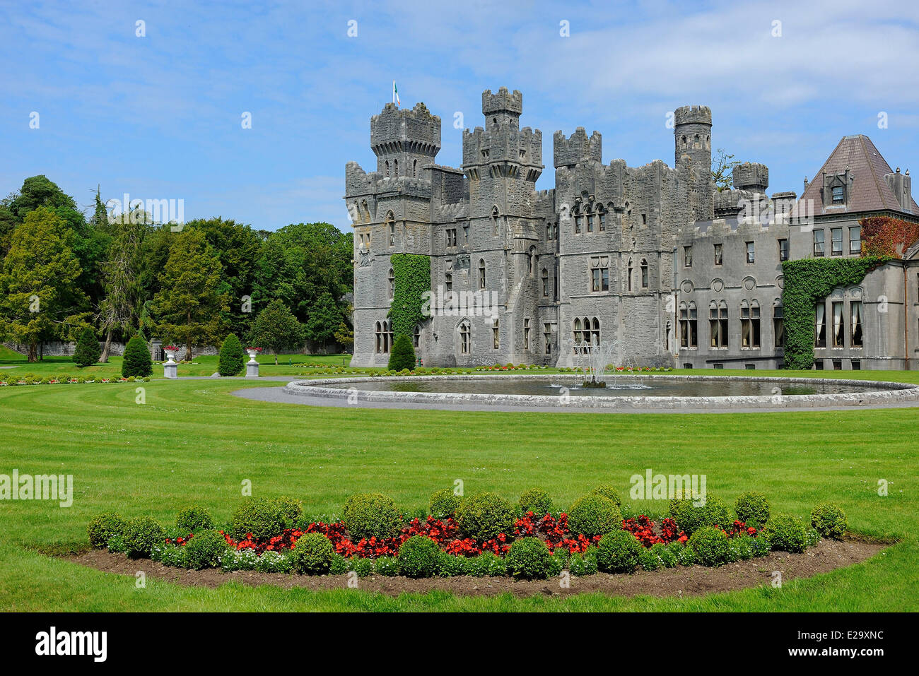 L'Irlande, dans le comté de Mayo, Cong, Ashford castle Photo Stock - Alamy