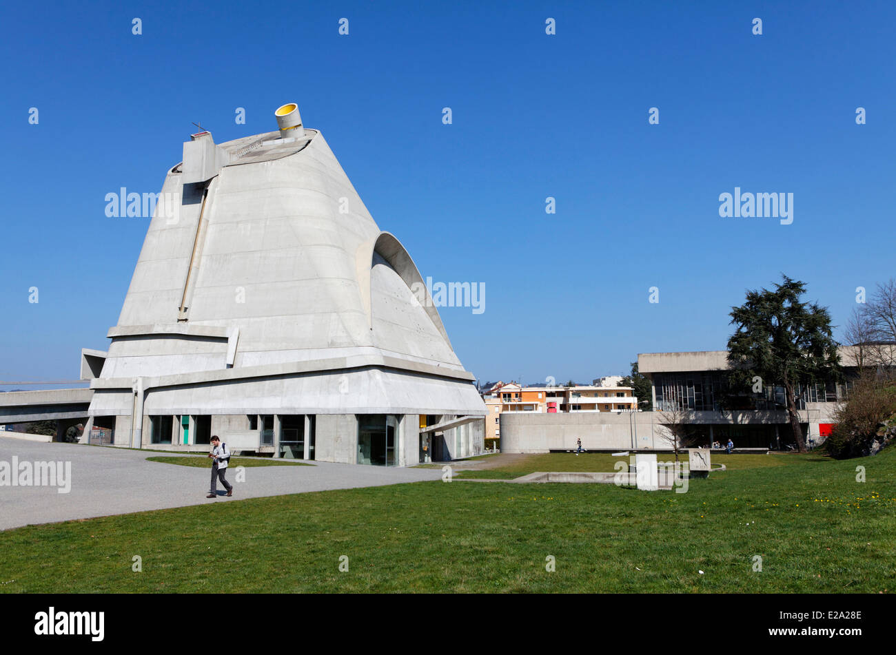 France, Loire, Firminy, Le Corbusier site de Firminy Firminy (Vert ...