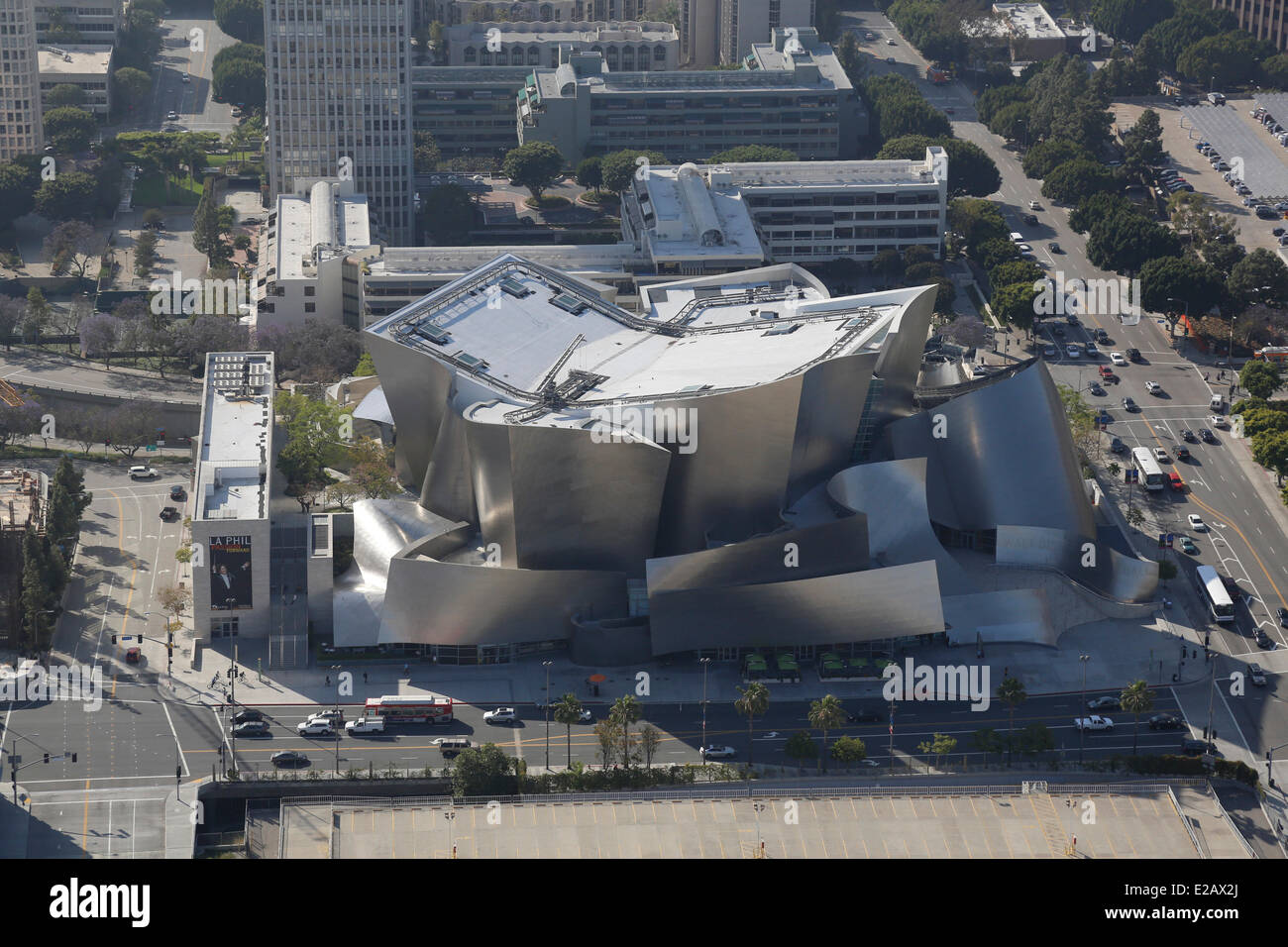 United States, California, Los Angeles, du centre-ville, le Walt Disney ...