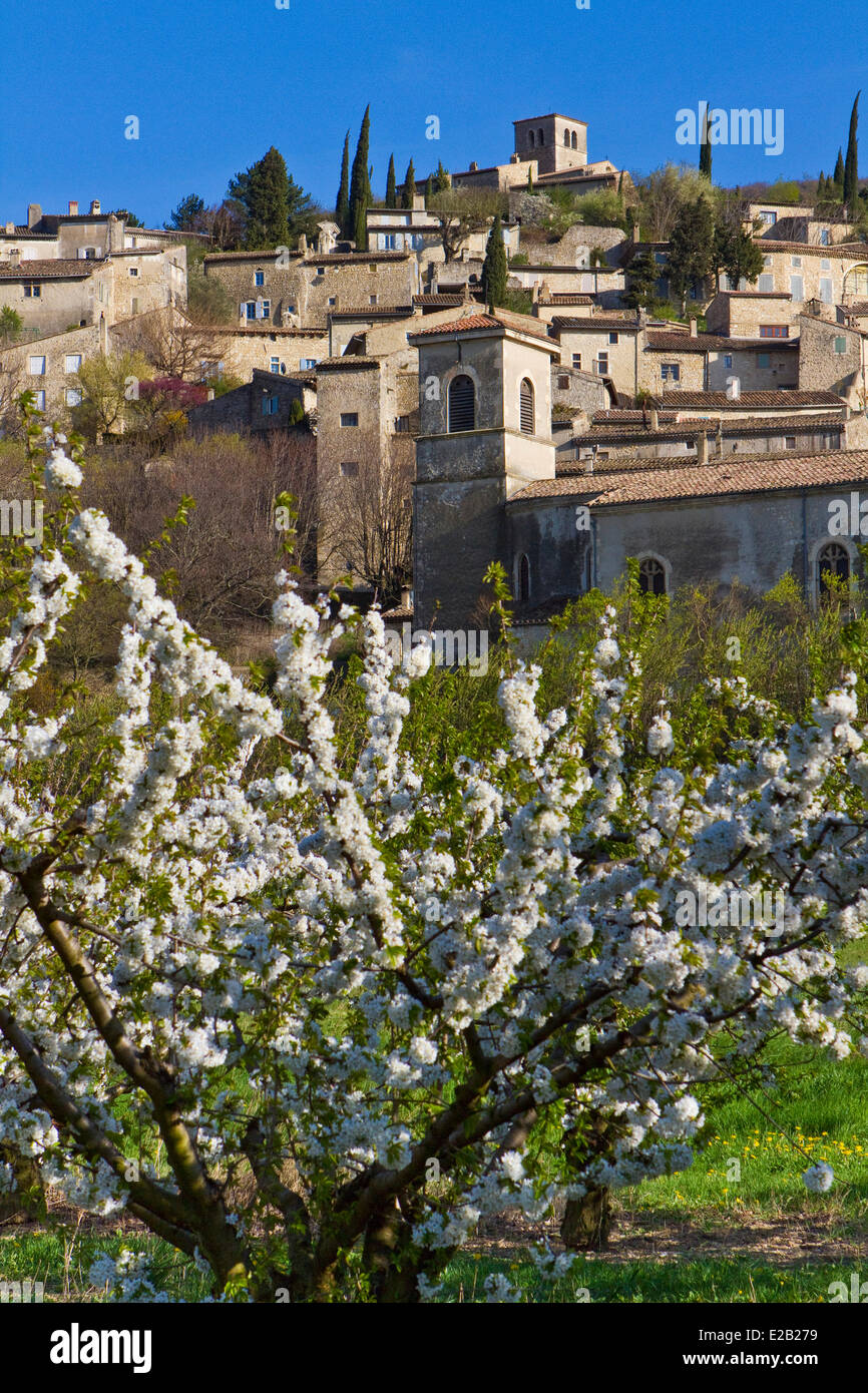 France, Drôme, Drome Provencale, Mirmande, étiqueté Les Plus Beaux ...