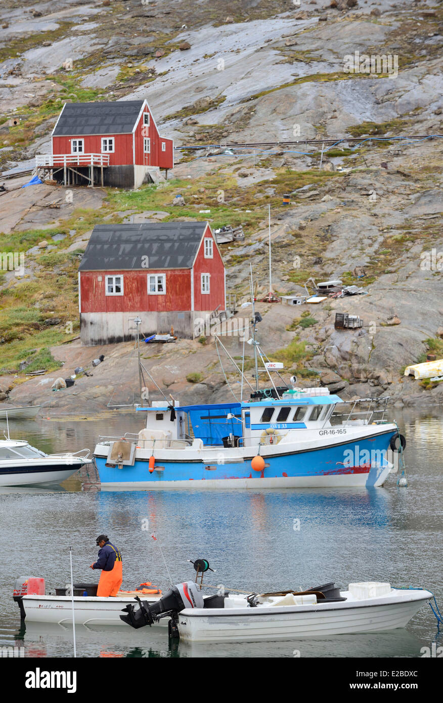 Tasiusaq, au groenland Banque de photographies et d’images à haute ...