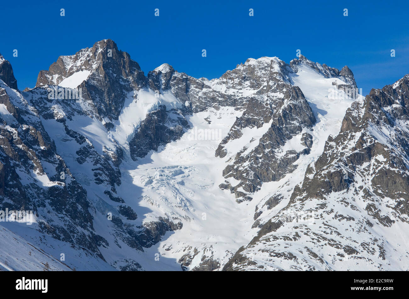 France Hautes Alpes Parc National des Ecrins La Grave La Meije ...