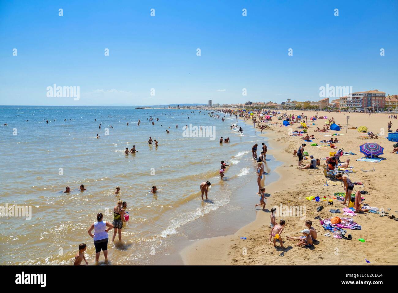 Valras plage sea beach Banque de photographies et d’images à haute ...