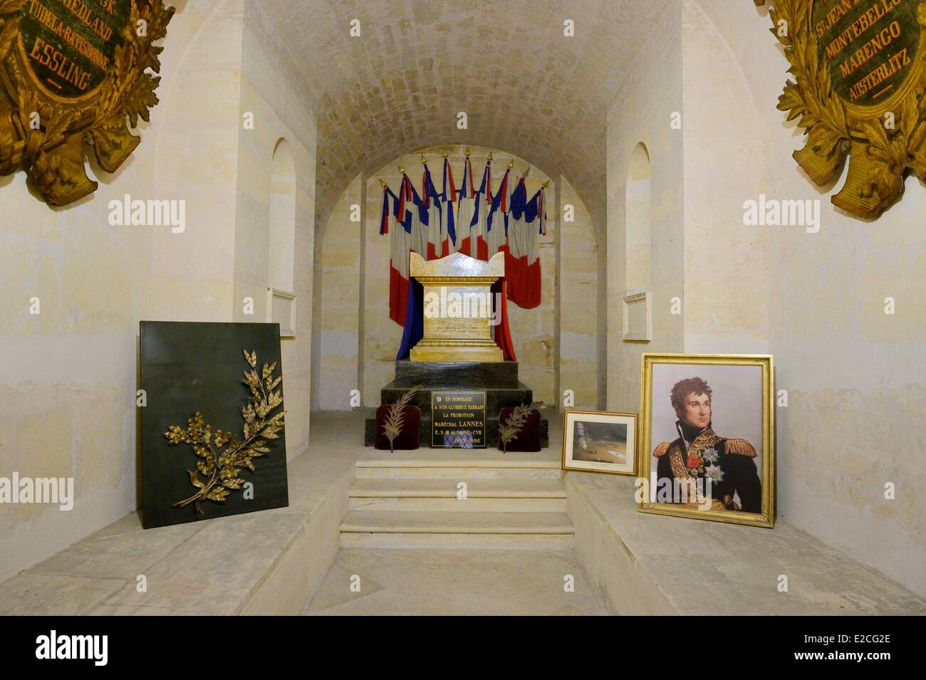 France, Paris, le Panthéon, la crypte, tombeau de la place du maréchal ...