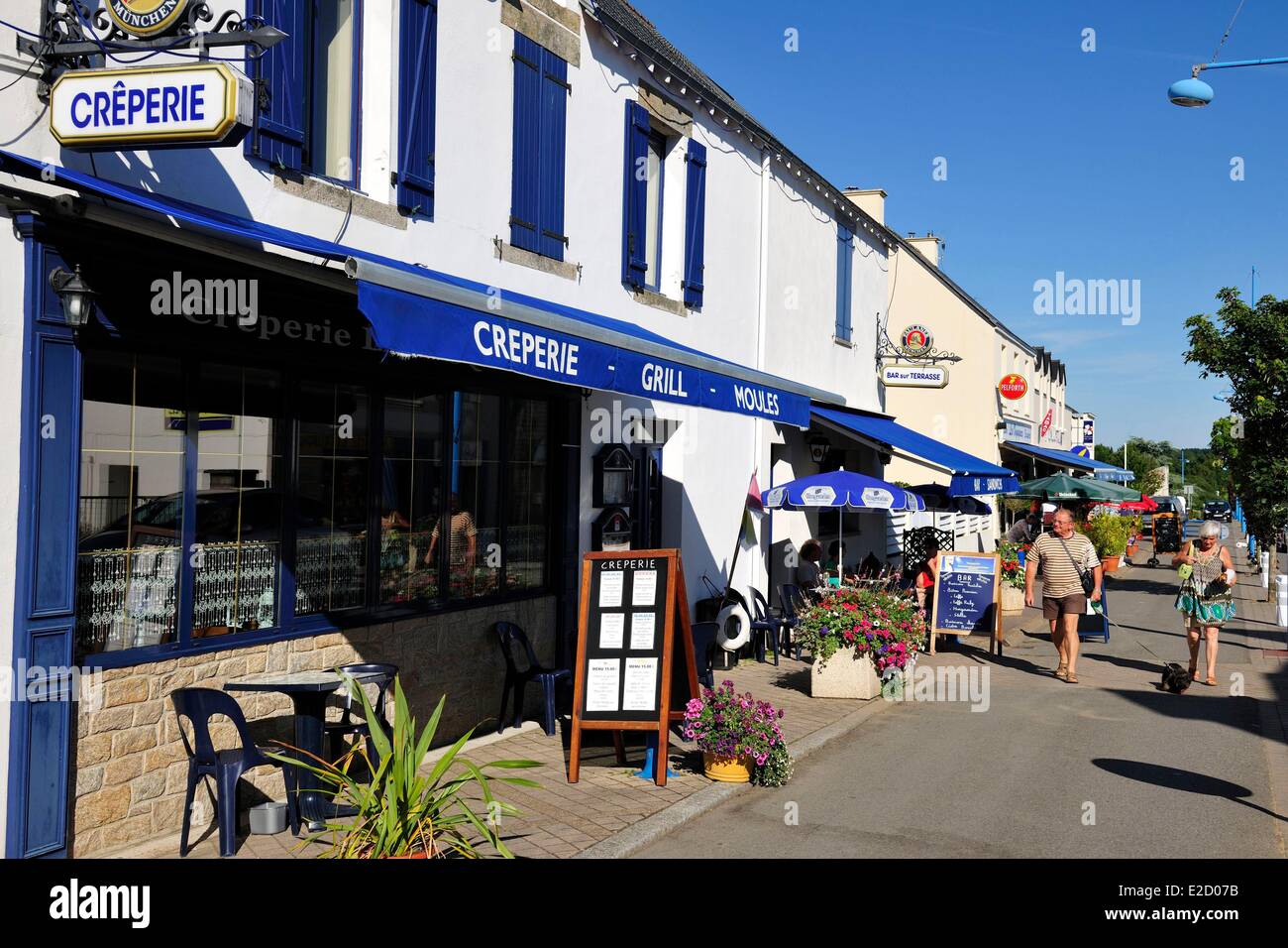 France Morbihan le village de Penestin sur Mer Photo Stock - Alamy